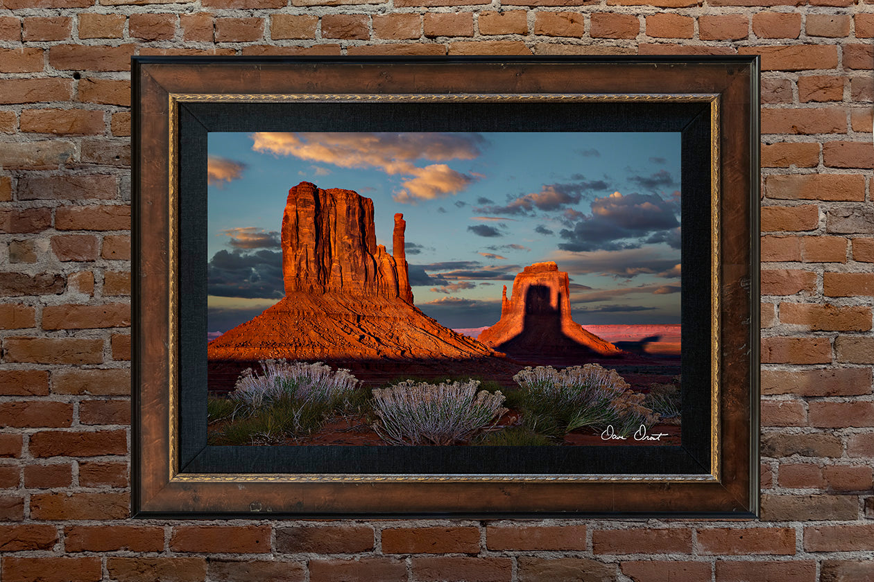Dave Drost Photograph - 'Mitten's Shadow' – Black Arrow Native American ...