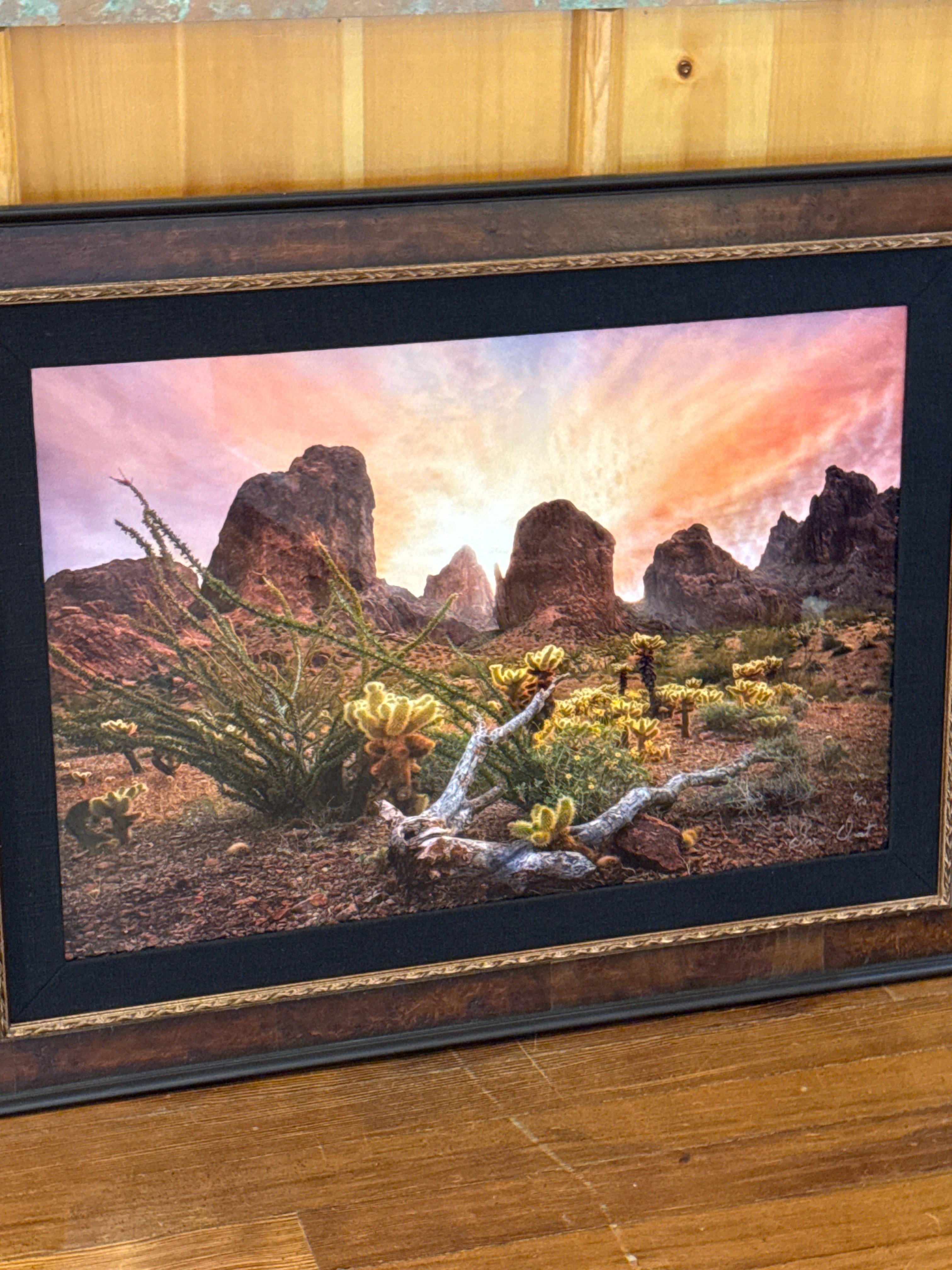 Dave Drost Photograph - 'Sunrise over Kofa Mountains' – Black Arrow ...