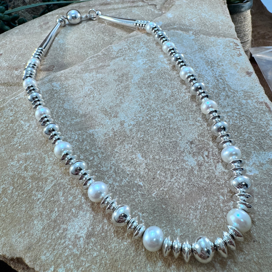 Navajo Pearls – Black Arrow Native American Jewelry & Art