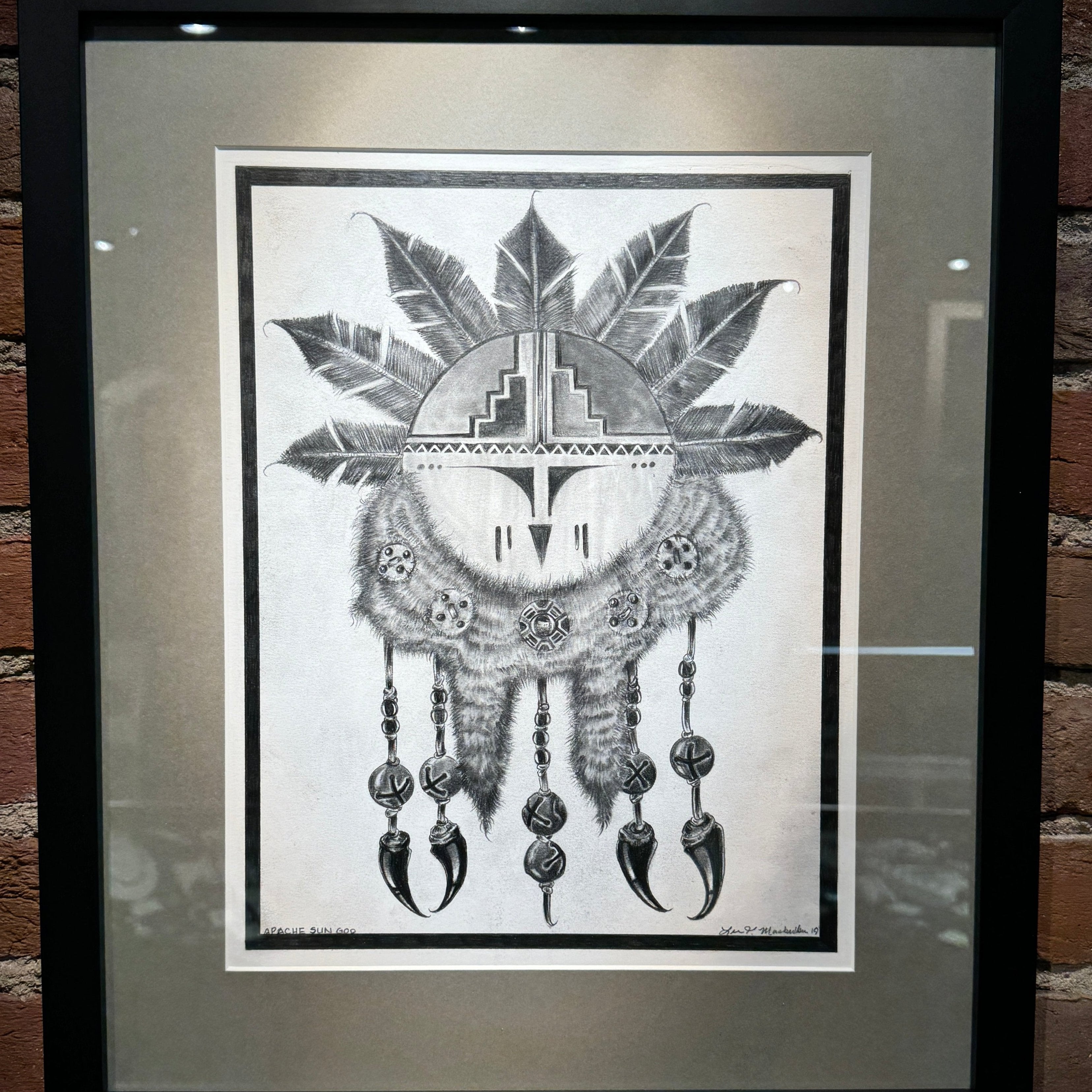 Apache Sun Shield by Lee Tate – Black Arrow Native American Jewelry & Art