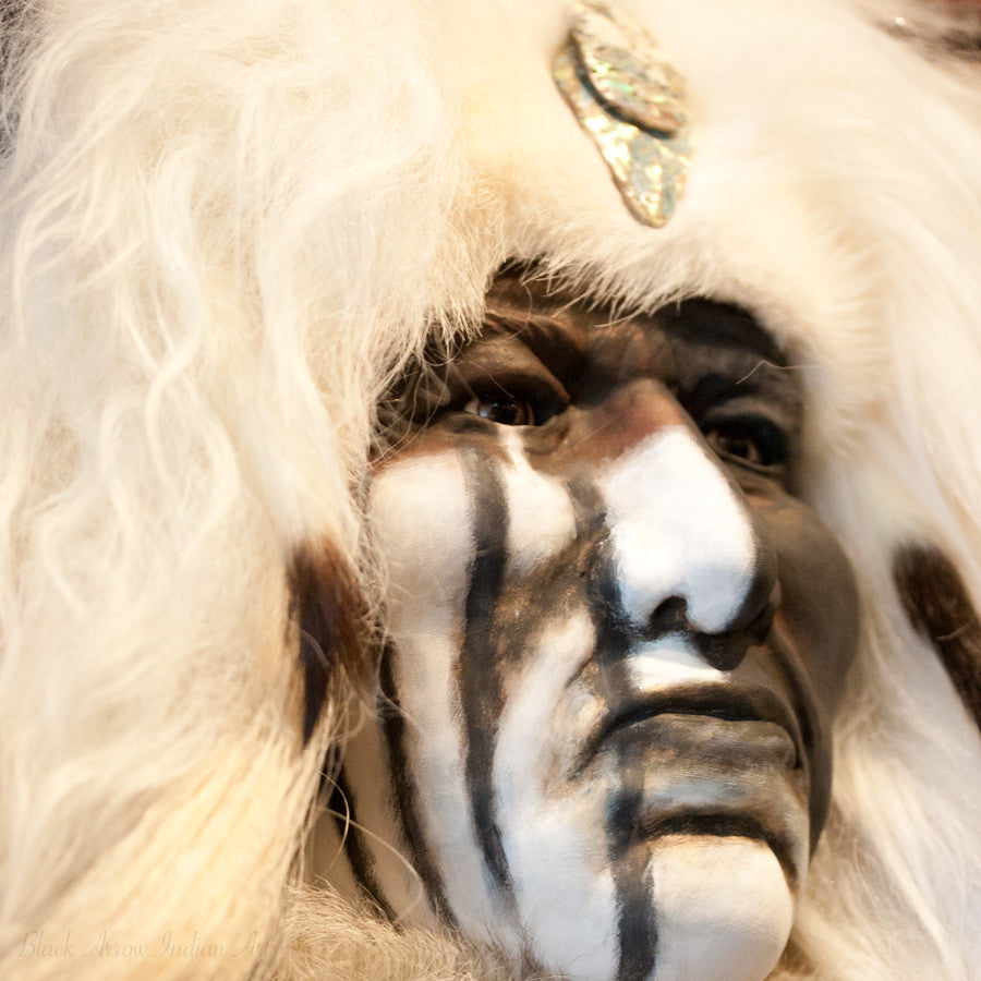 Great White Spirit II Native American Style Spirit Mask by Cindy Jo Po ...