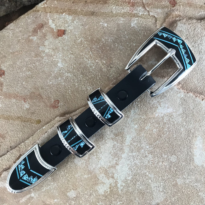 Belt Buckles - Sterliing Silver Inlaid & Ranger Buckles – Black Arrow ...