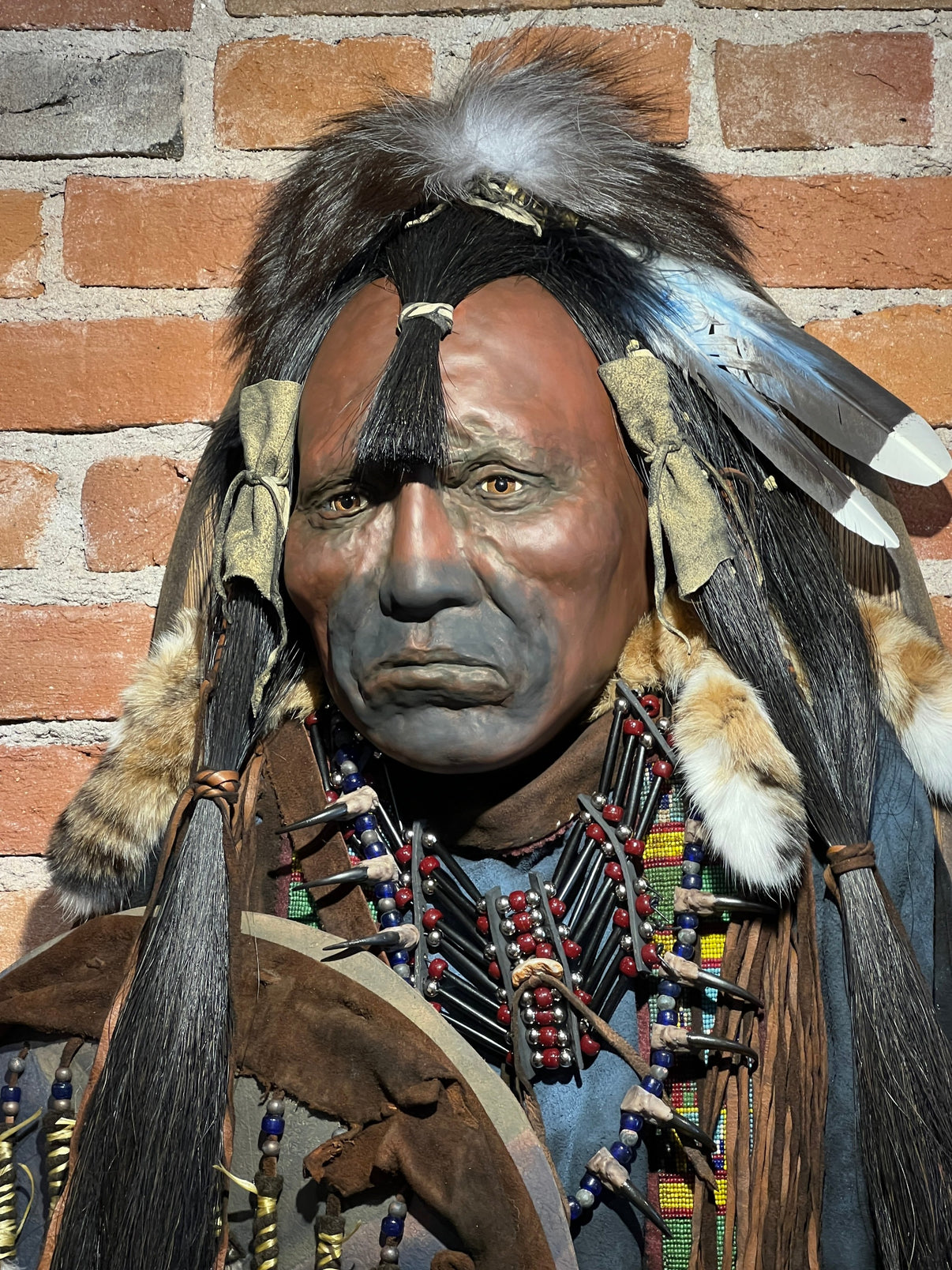 Loud Bear Native American Style Spirit Mask by Cindy Jo Popejoy – Black Arrow Native American ...